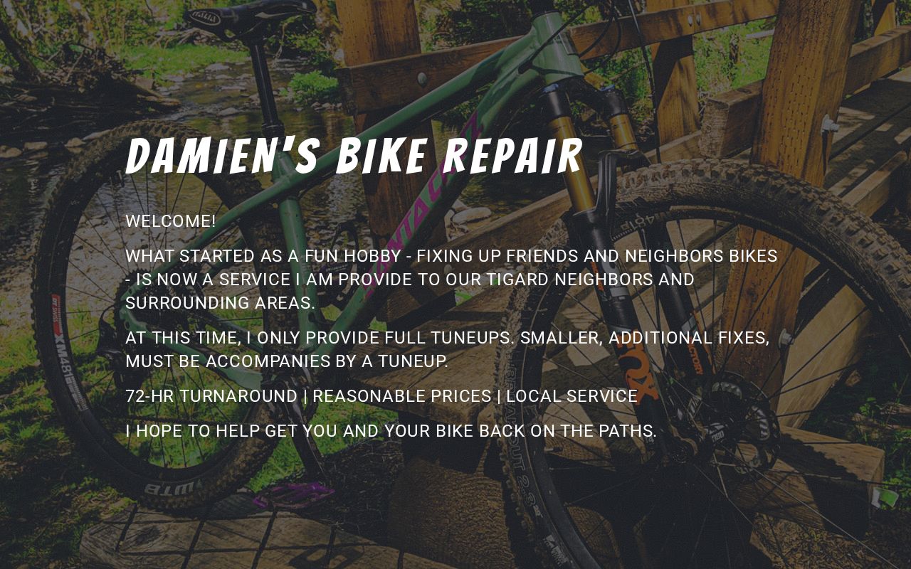 Damien's Bike Repair